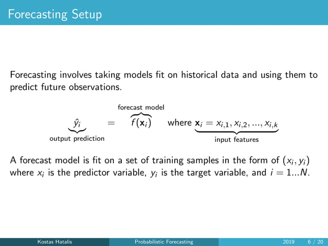 Probabilistic Forecasting: How and Why? | PDF