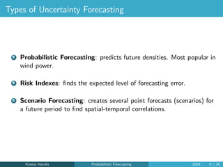 Probabilistic Forecasting: How and Why? | PDF