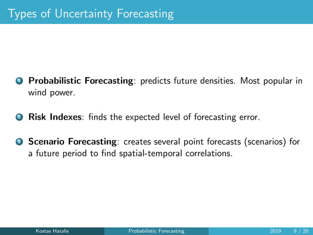 Probabilistic Forecasting: How and Why? | PDF