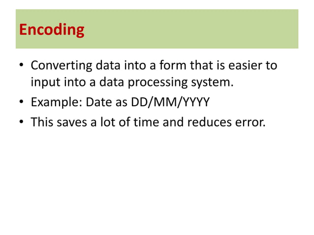 Data processing cycle , stages of data processing cycle. | PPTX