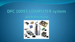 Computer System Architecture | PPT