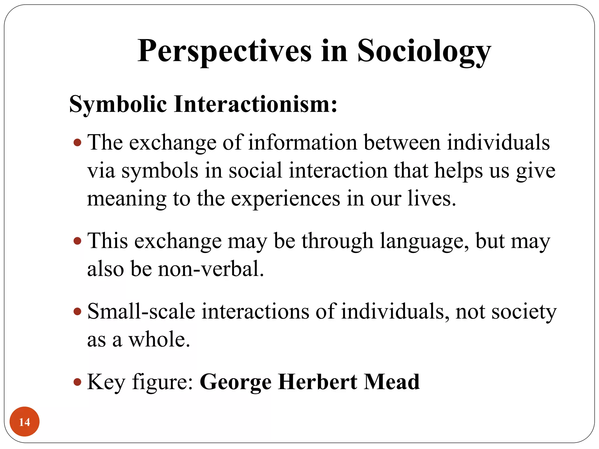 Chapter 1 Sociology | PPT