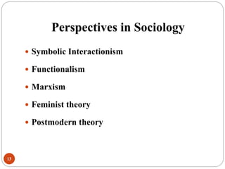 Chapter 1 Sociology | PPT