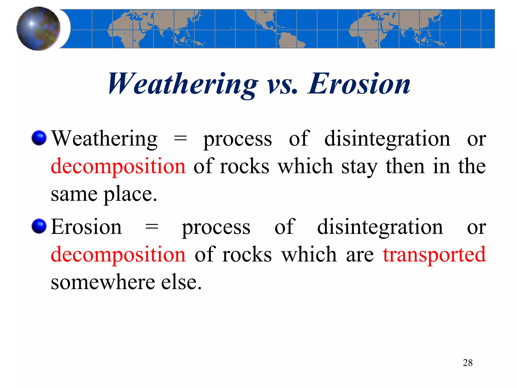 geomorphic process | PPTX