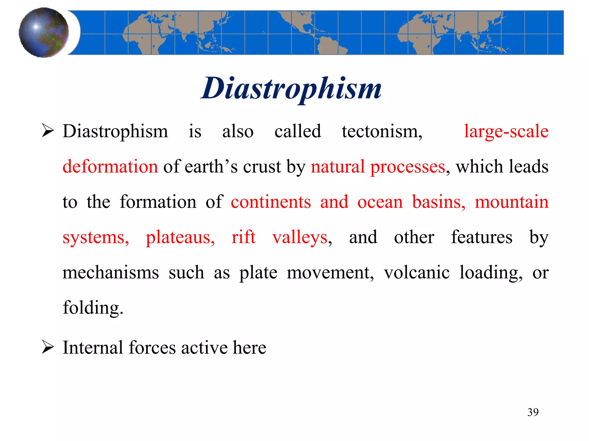 geomorphic process | PPTX