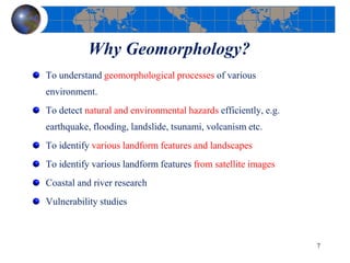 geomorphic process | PPTX