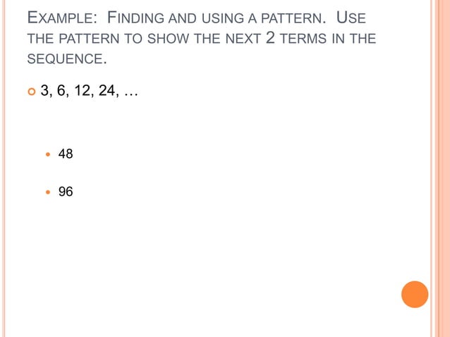 Chapter 1.1 patterns and inductive reasoning | PPTX | Games and Puzzles ...
