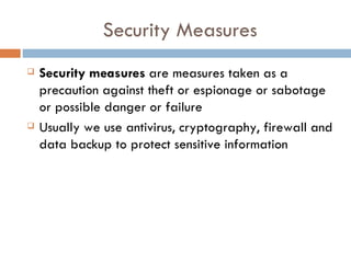 COMPUTER SECURITY | PPT
