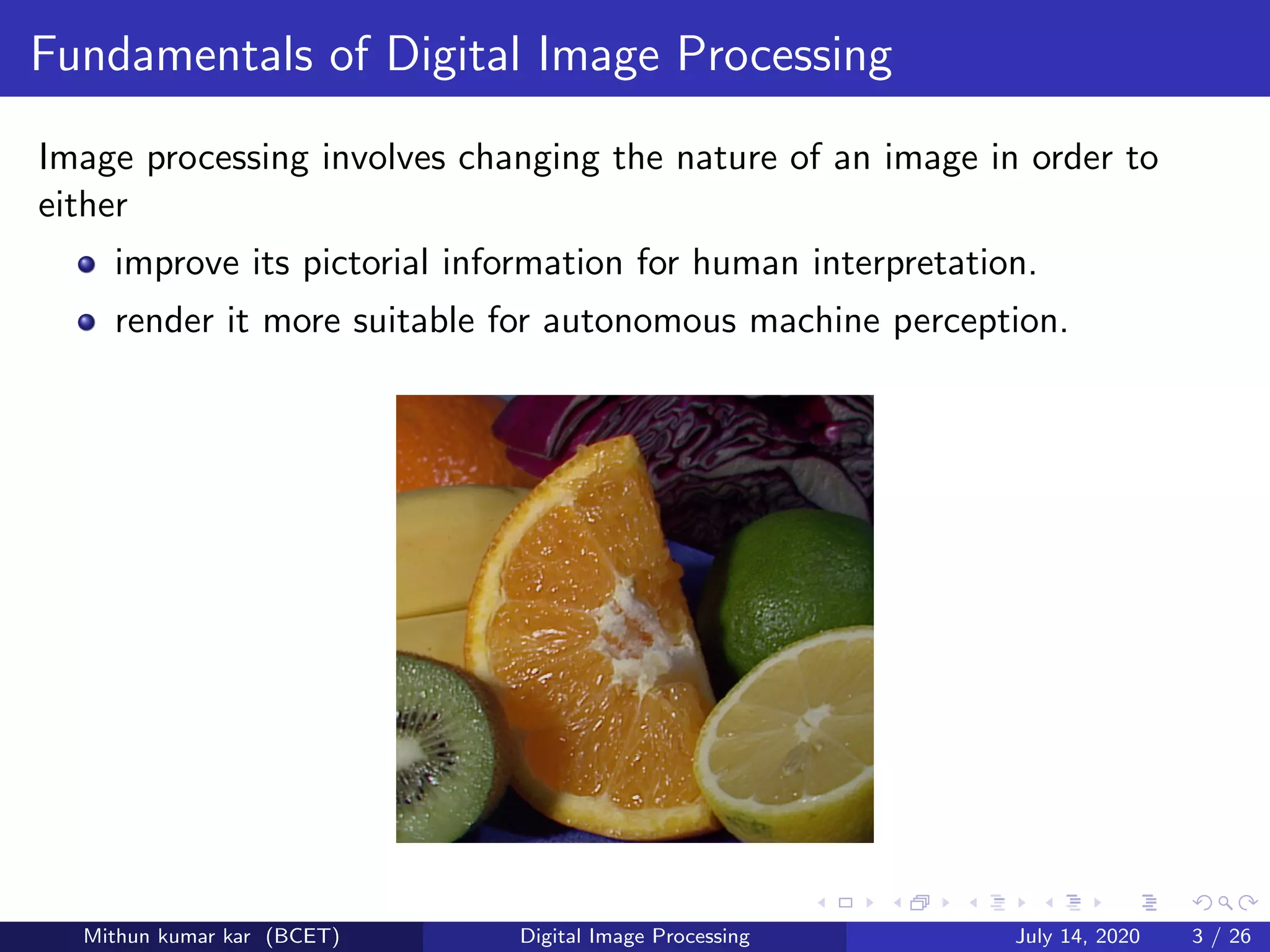 Fundamentals of image processing | PDF