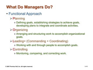 Introduction to managers and organization | PPT
