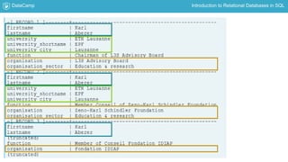 relational database | PPT