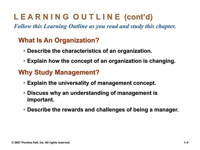 Introduction to Management and organization | PPT