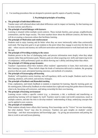 Chapter 1. General Methods of Teaching | PDF