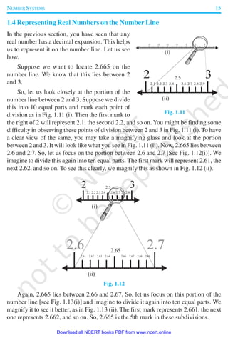 number system class 9 | PDF