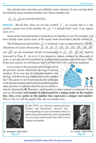 number system class 9 | PDF