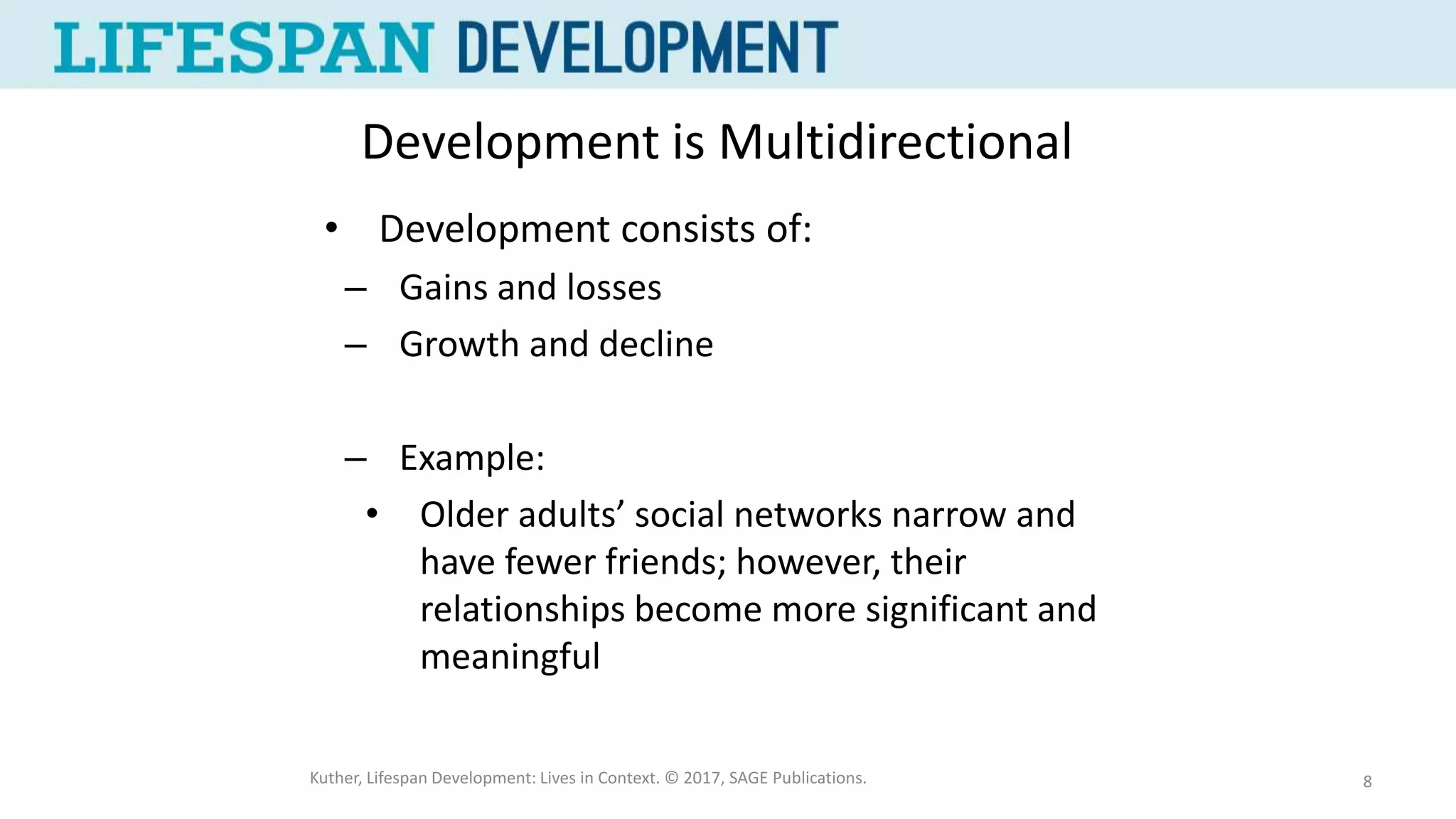 Chapter 1.1 five principles of lifespan development | PPTX