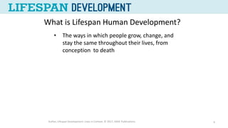 Chapter 1.1 five principles of lifespan development | PPTX