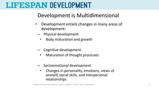 Chapter 1.1 five principles of lifespan development | PPTX