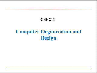 Computer Organization and Design Chapter1 | PPT