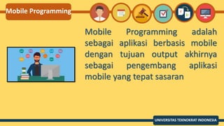 Chapter 1 Pemrograman Mobile | PPTX