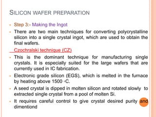 vlsi fabrication | PPTX