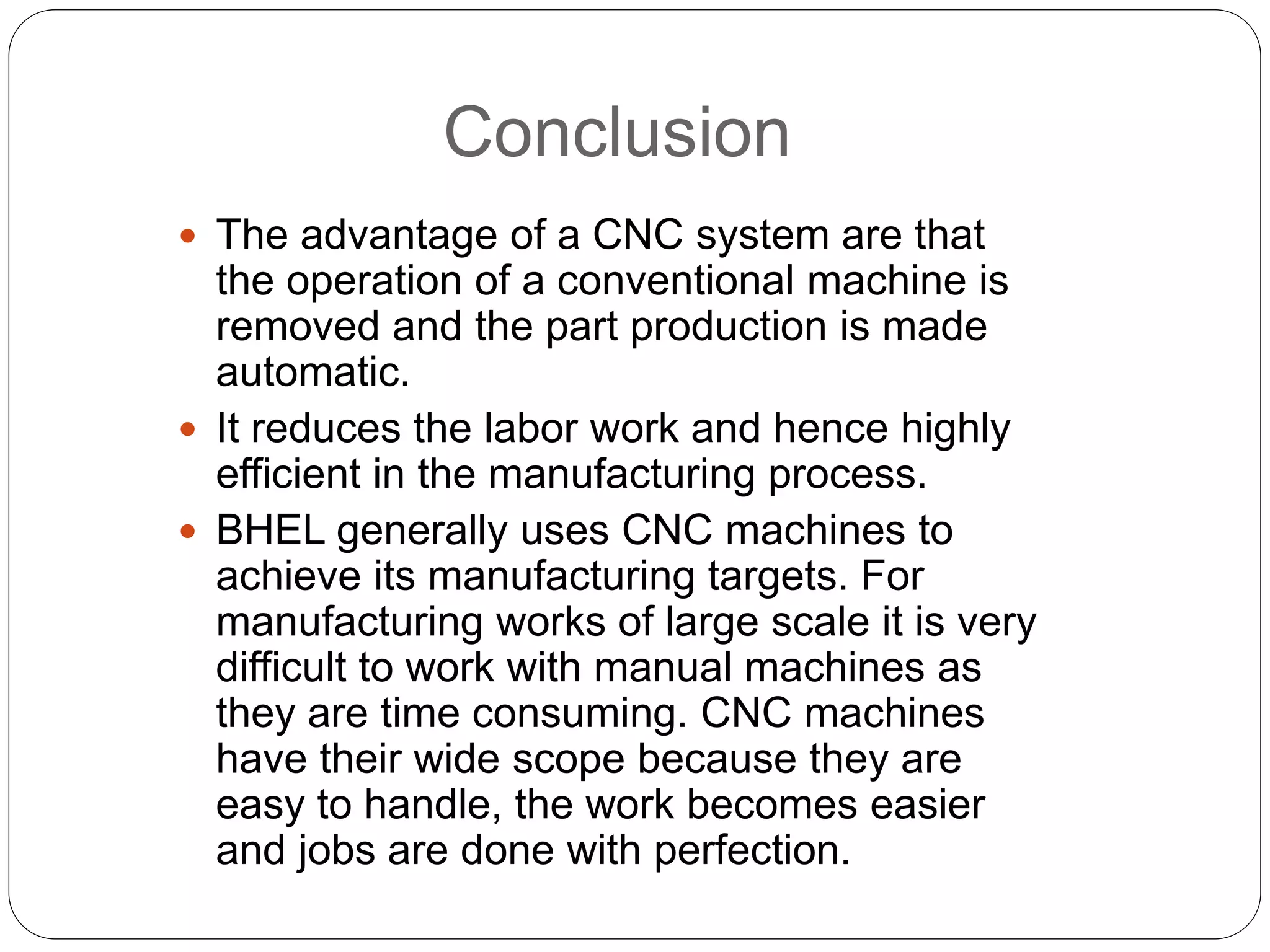 introduction to cnc machines | PPTX