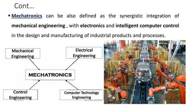 Lecture 1 Introduction to mechatronics | PDF