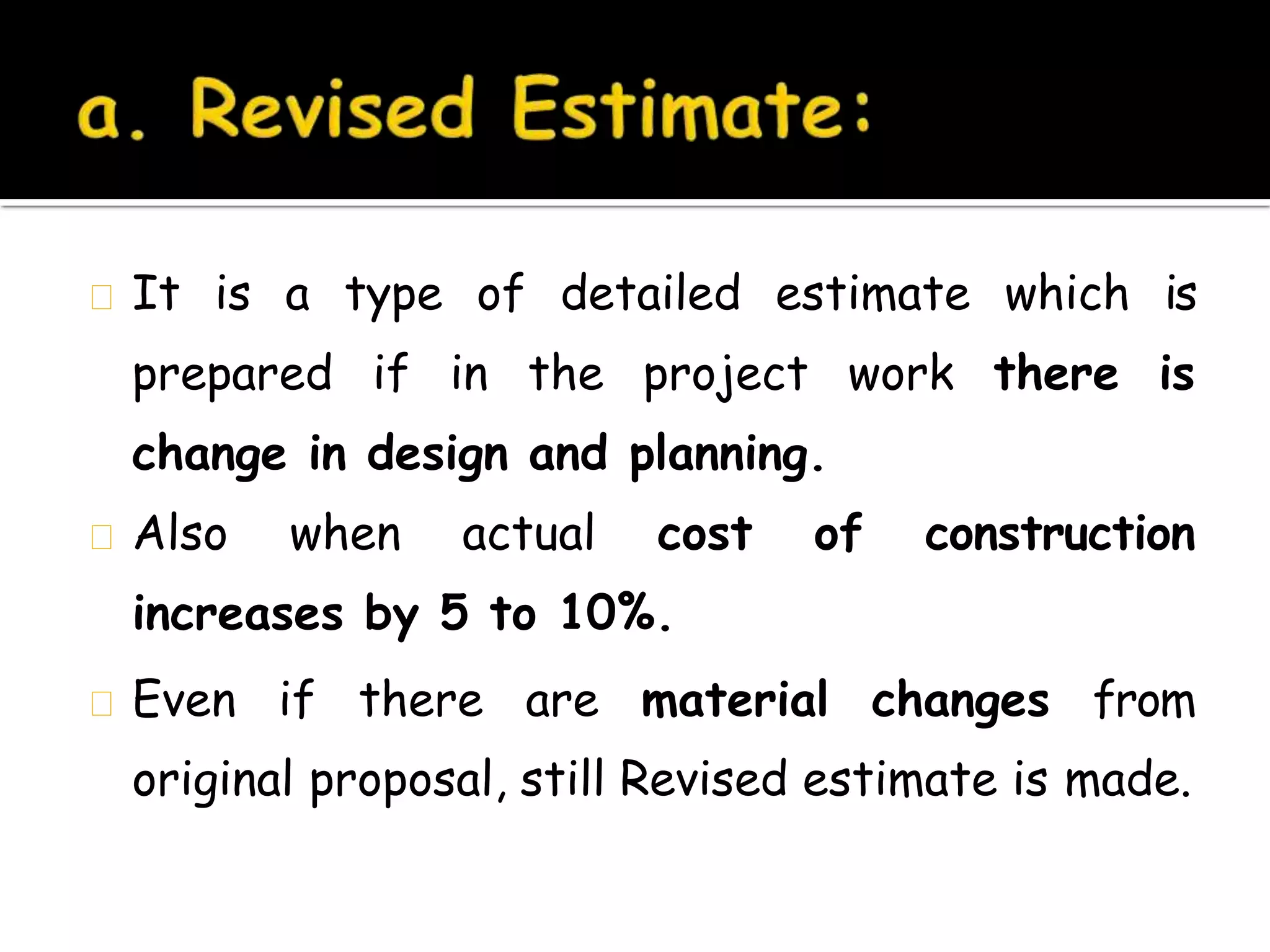 Fundamentals of Estimating and Costing | PPTX