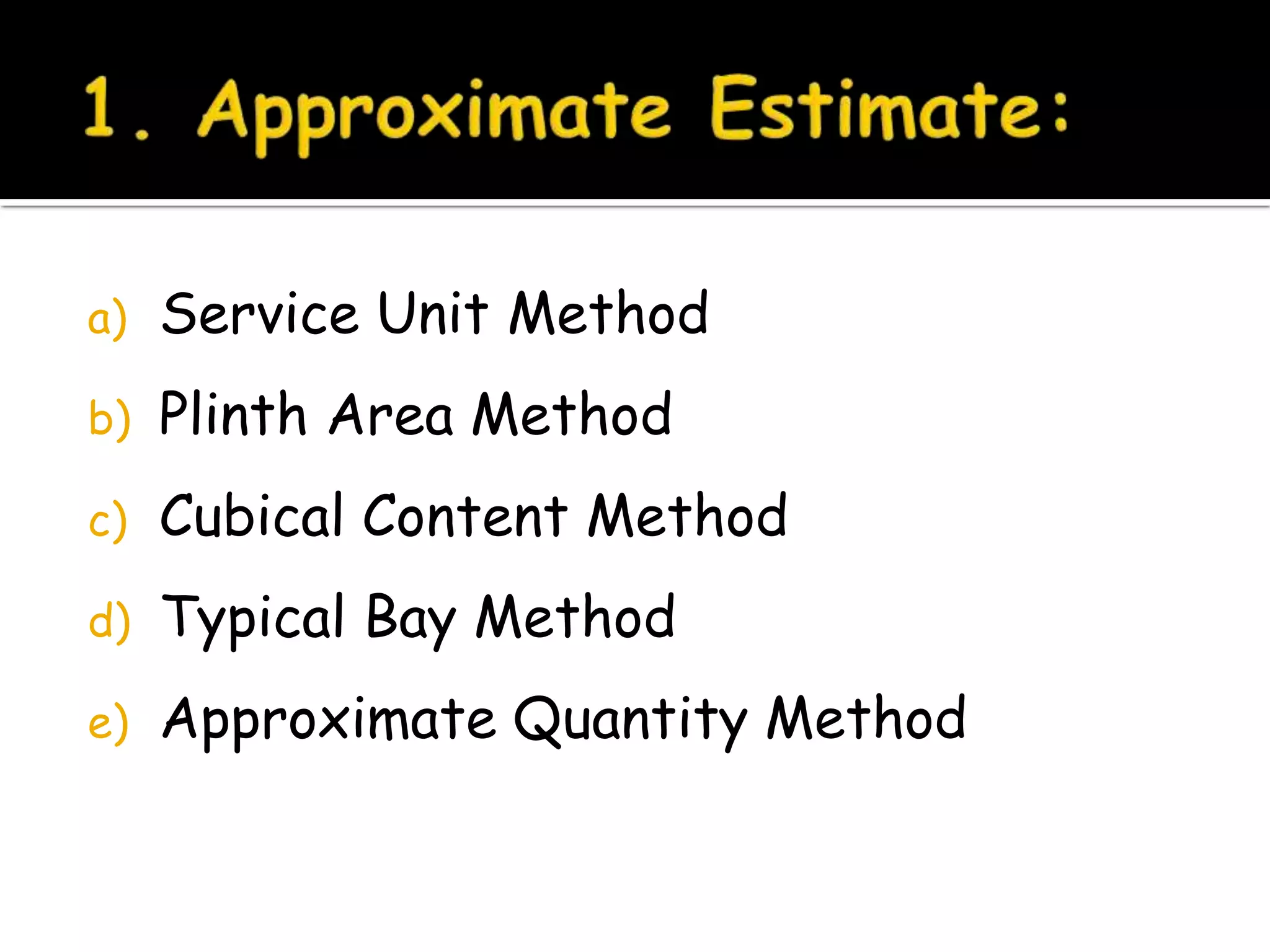Fundamentals of Estimating and Costing | PPTX