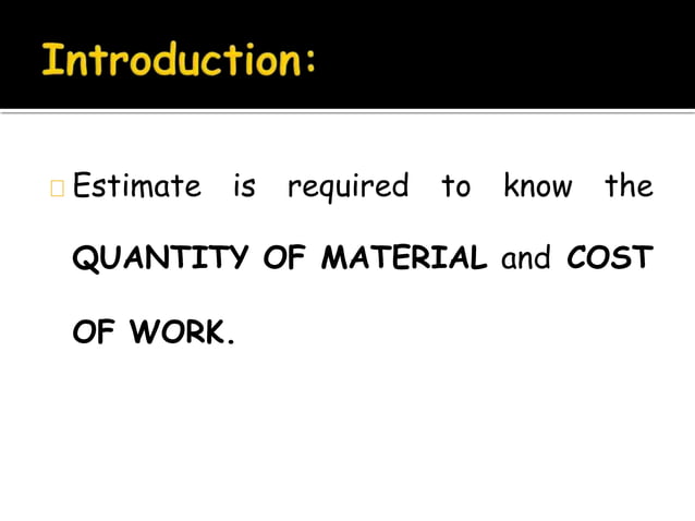 Fundamentals of Estimating and Costing | PPTX | Civil Engineering ...