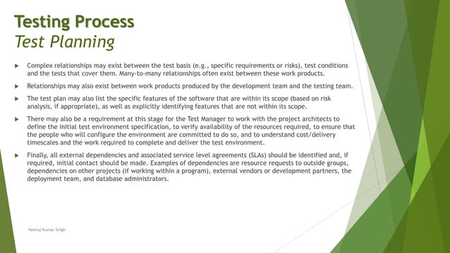 Chapter 1 Testing Process Ppt