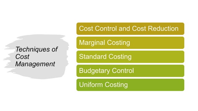 Chapter 1 - Cost controal and cost reduction` | PPTX | Business ...