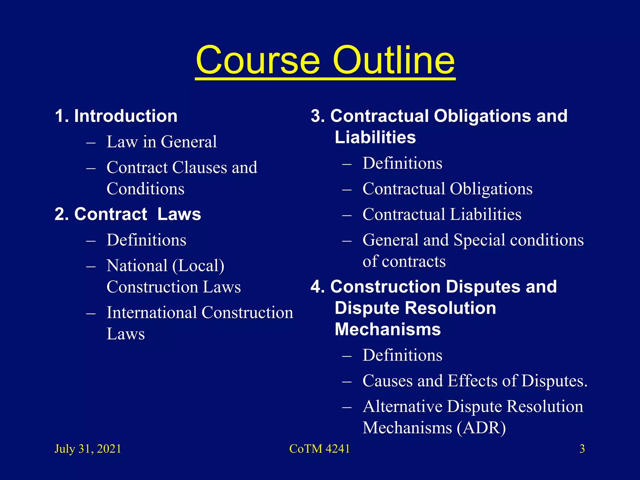 Chapter 1-Construction Law | PPT