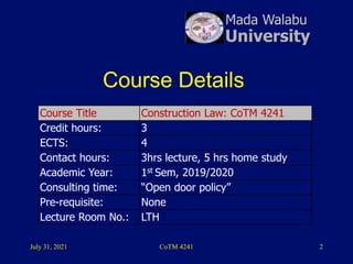 Chapter 1-Construction Law | PPT