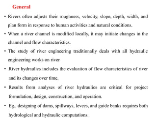Chapter 1: Introduction to River Hydraulics | PPTX