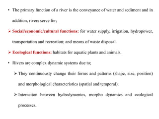 Chapter 1: Introduction to River Hydraulics | PPTX