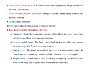 Chapter 1: Introduction to River Hydraulics | PPTX