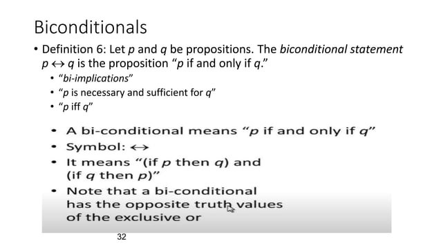 Discrete Math Chapter 1 :The Foundations: Logic and Proofs | PPTX