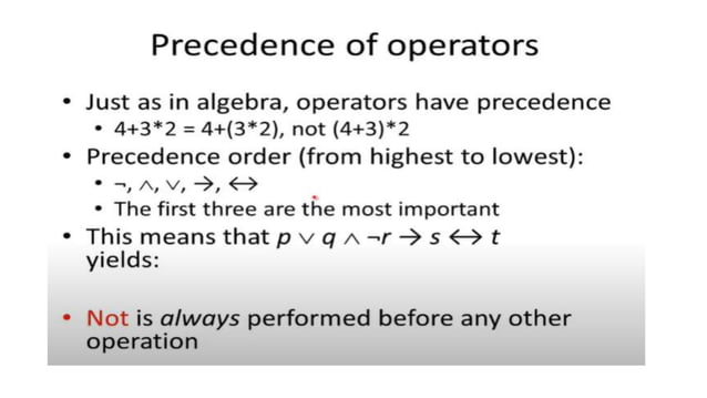Discrete Math Chapter 1 :The Foundations: Logic and Proofs | PPTX