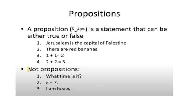 Discrete Math Chapter 1 :The Foundations: Logic and Proofs | PPTX