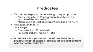Discrete Math Chapter 1 :The Foundations: Logic and Proofs | PPTX