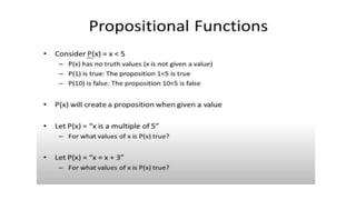 Discrete Math Chapter 1 :The Foundations: Logic and Proofs | PPTX