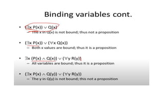 Discrete Math Chapter 1 :The Foundations: Logic and Proofs | PPTX