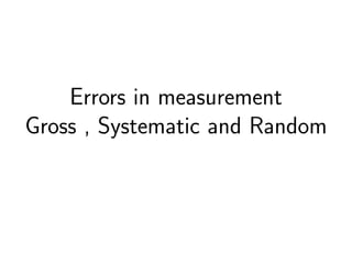 Electrical and Electronic Measurement | PPT