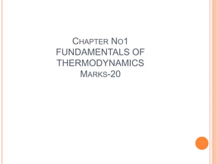 Thermodynamics Introduction | PPTX