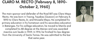 Understanding the Rizal Law | PDF