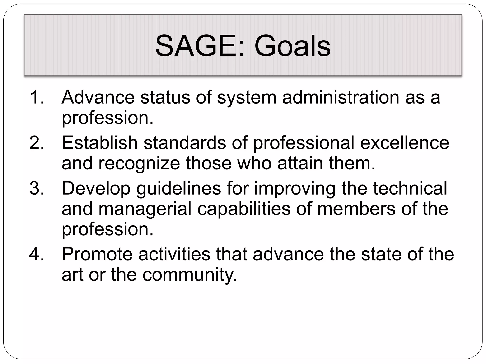 Introduction to Network and System Administration | PPTX