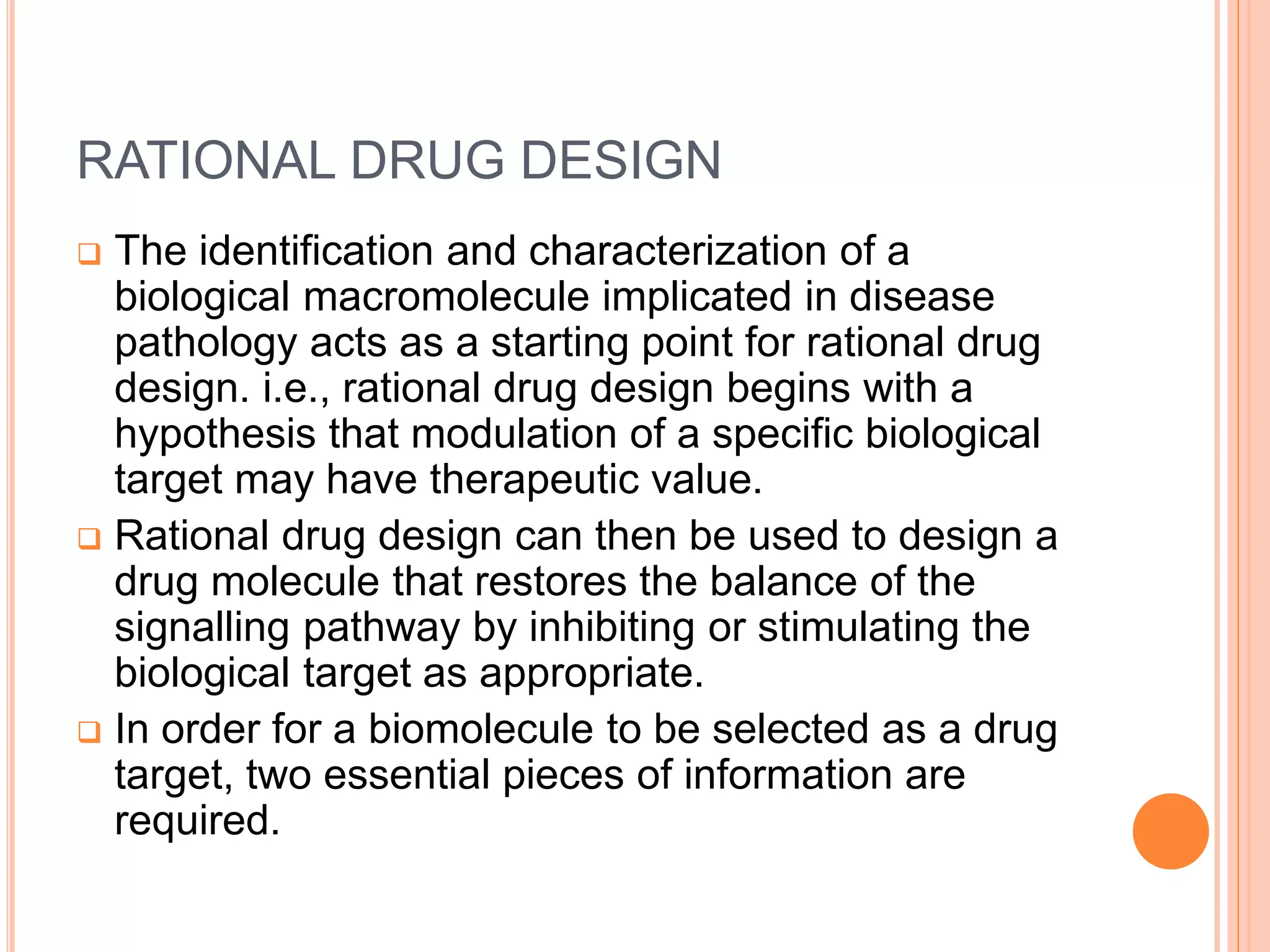 Rational Drug design | PPTX