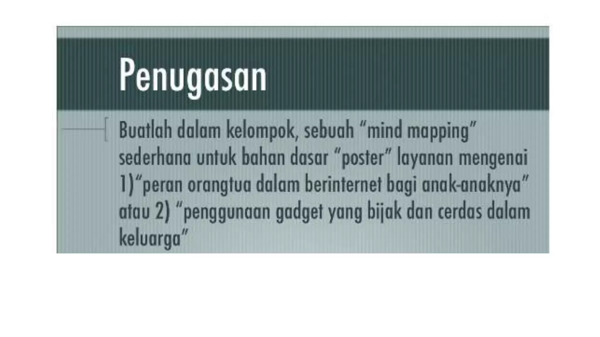 Psikologi ruang maya dan keluarga | PPT