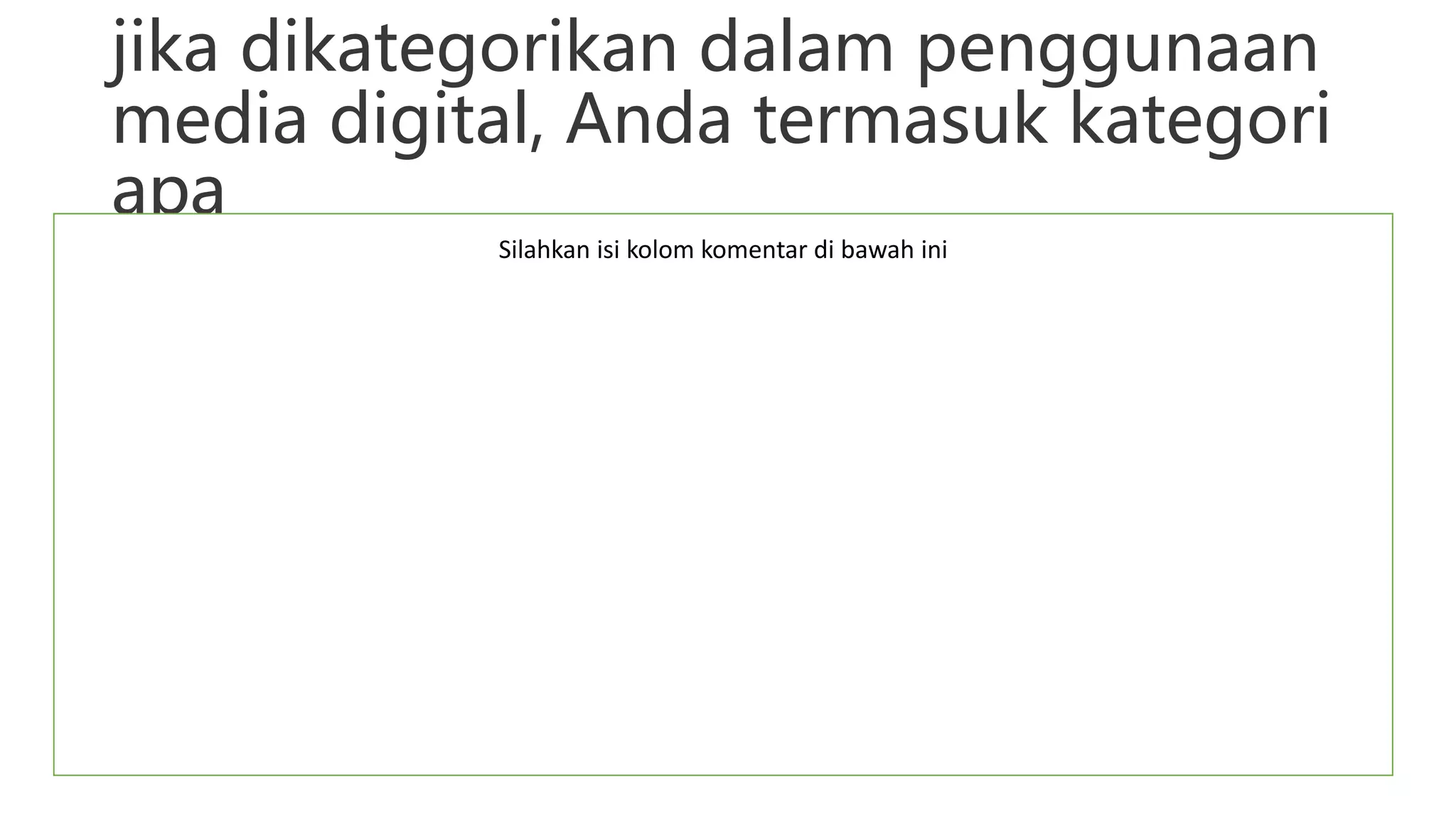 Psikologi ruang maya dan keluarga | PPT